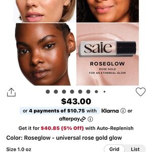 Saie | Makeup | Brand New In Box Saie Rose Glow Makeup Primer | Poshmark